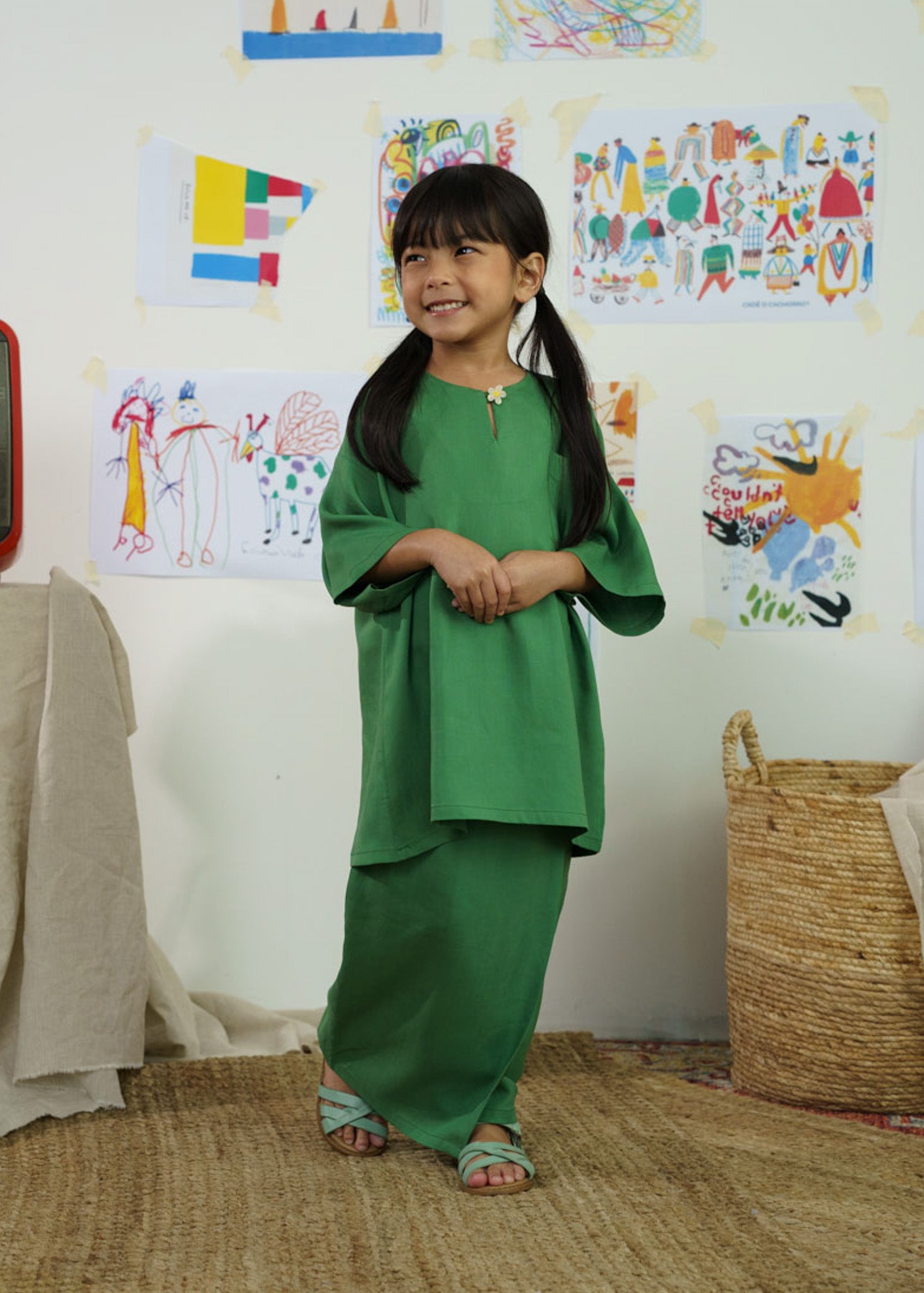 Aman Girls - Green – Lelabu