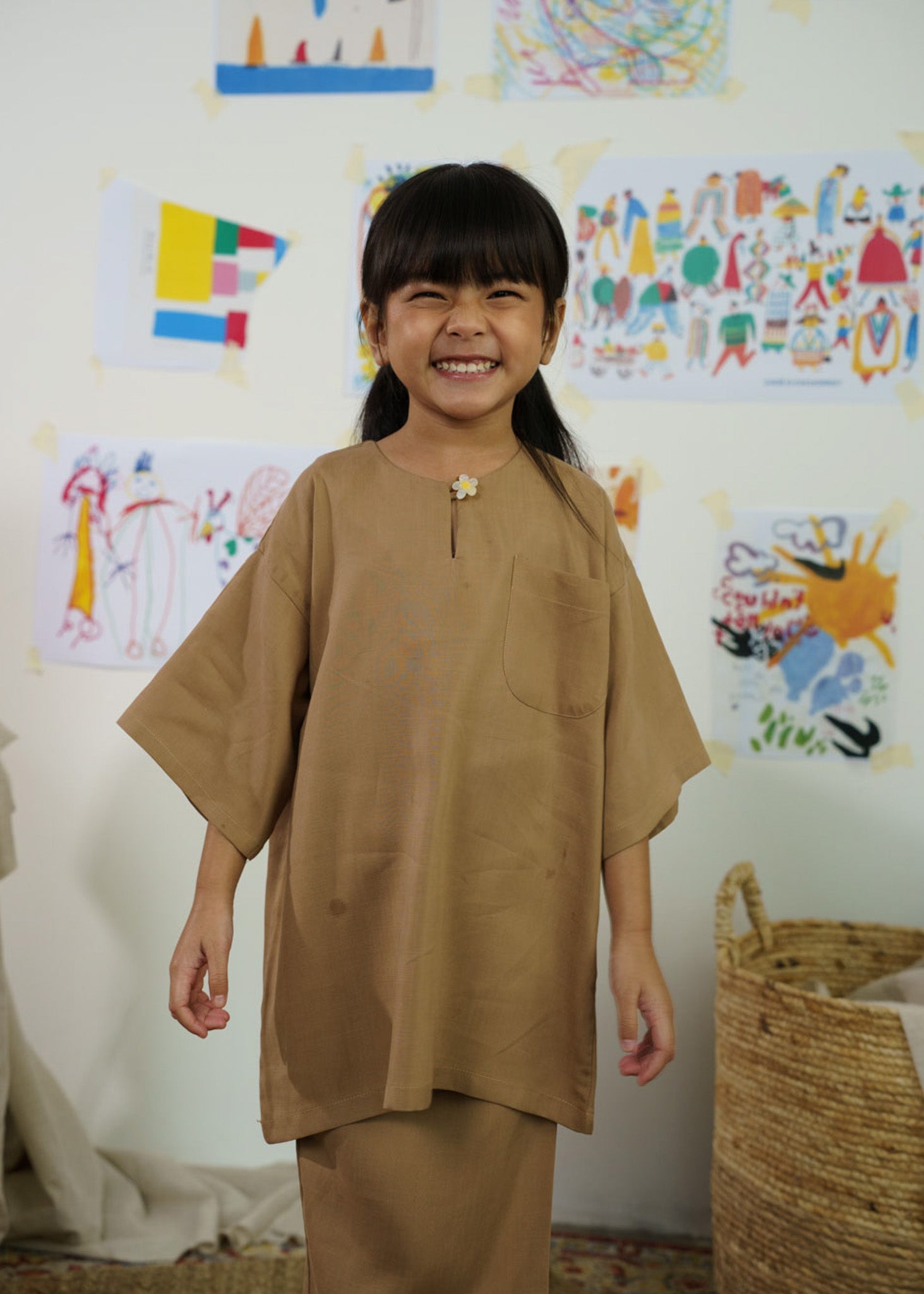 Aman Girls - Brown – Lelabu